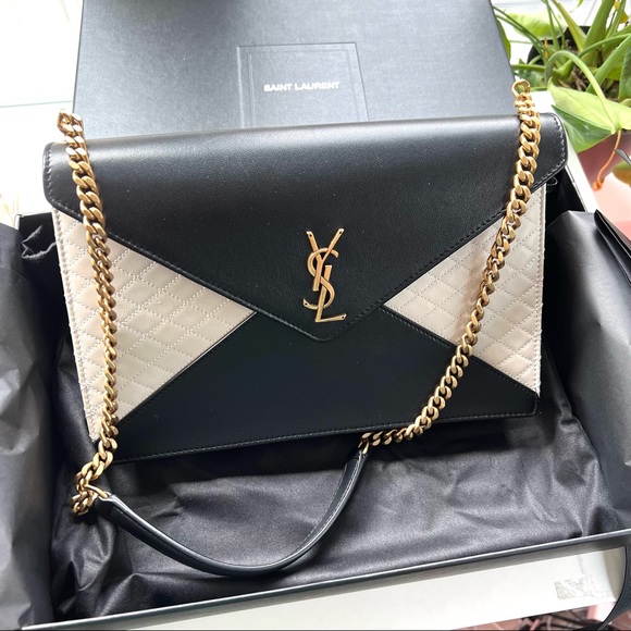 Saint Laurent | Bags | Saint Laurent Ysl Gaby Chain Bag In Quilted ...